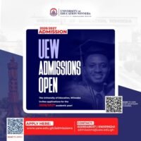 UEW Opens Admissions for 2026/2027 Academic Year; WASSCE Candidates Can ...